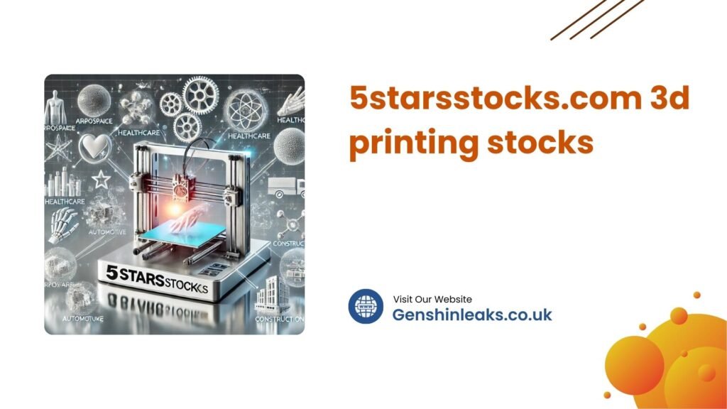 5starsstocks.com 3D Printing Stocks: Top 5 Stocks 2025 to Invest In