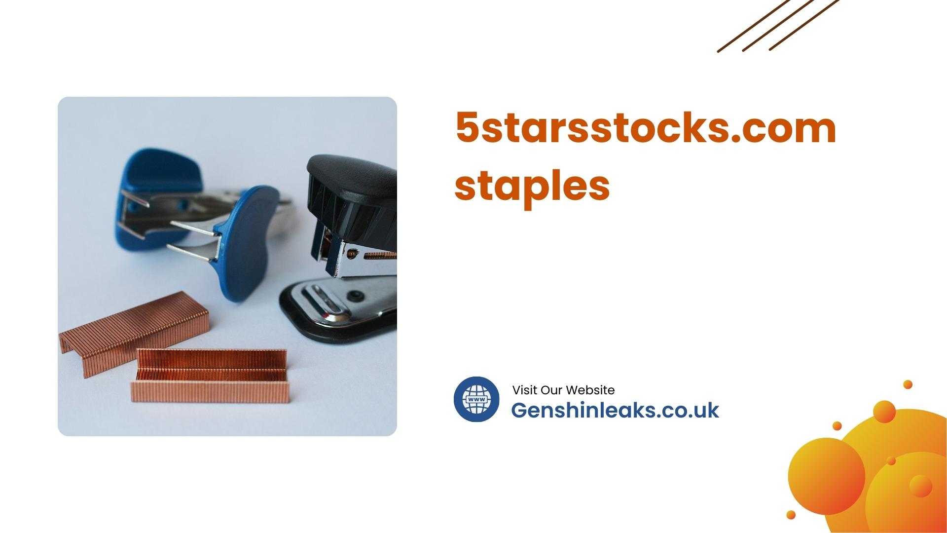 Maximize Your Portfolio with 5starsstocks.com Staples