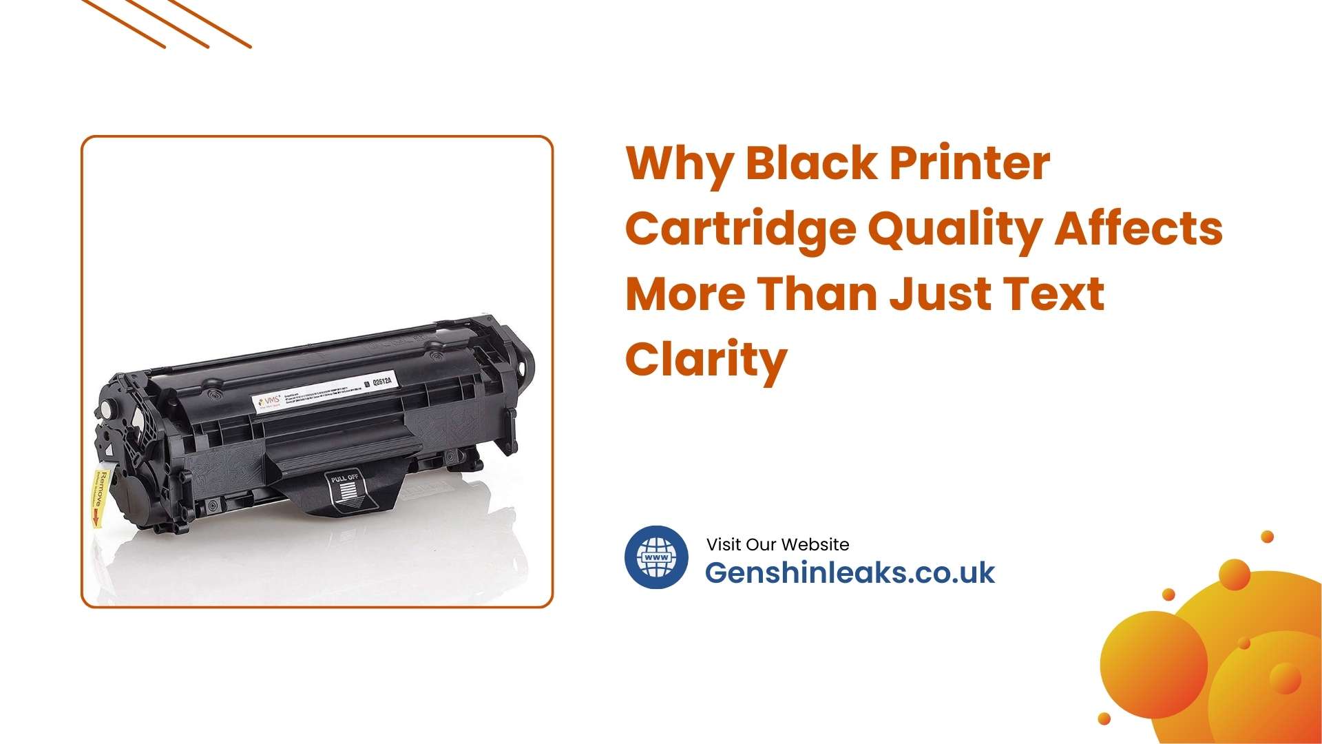Why Black Printer Cartridge Quality Affects More Than Just Text Clarity ...